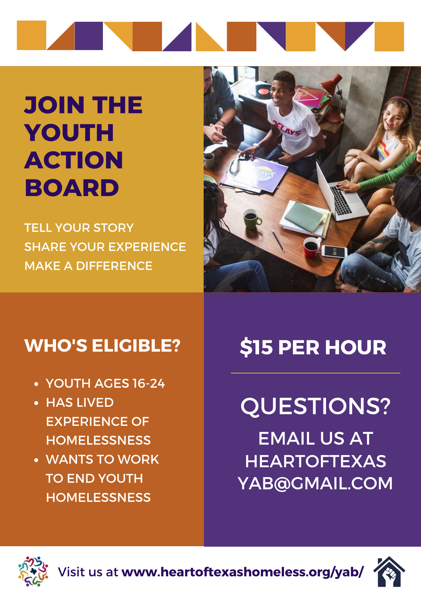 Youth Action Board (YAB) – HEART OF TEXAS HOMELESS COALITION
